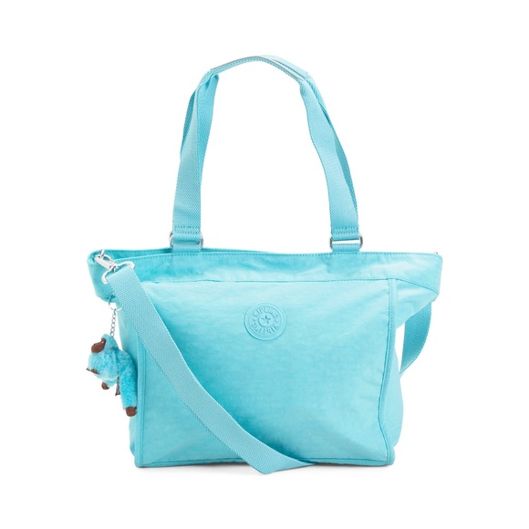 Kipling | Bags | Kipling Blue Splash Nylon New Shopper Medium Tote ...